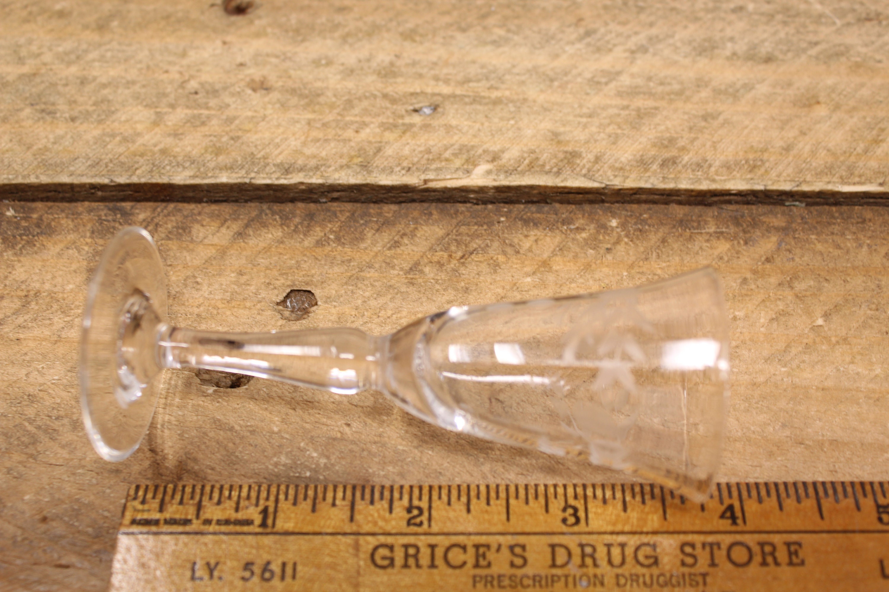 6 Antique Willow Moon Cordial Glasses by Pioneer Glass Japan - Etsy