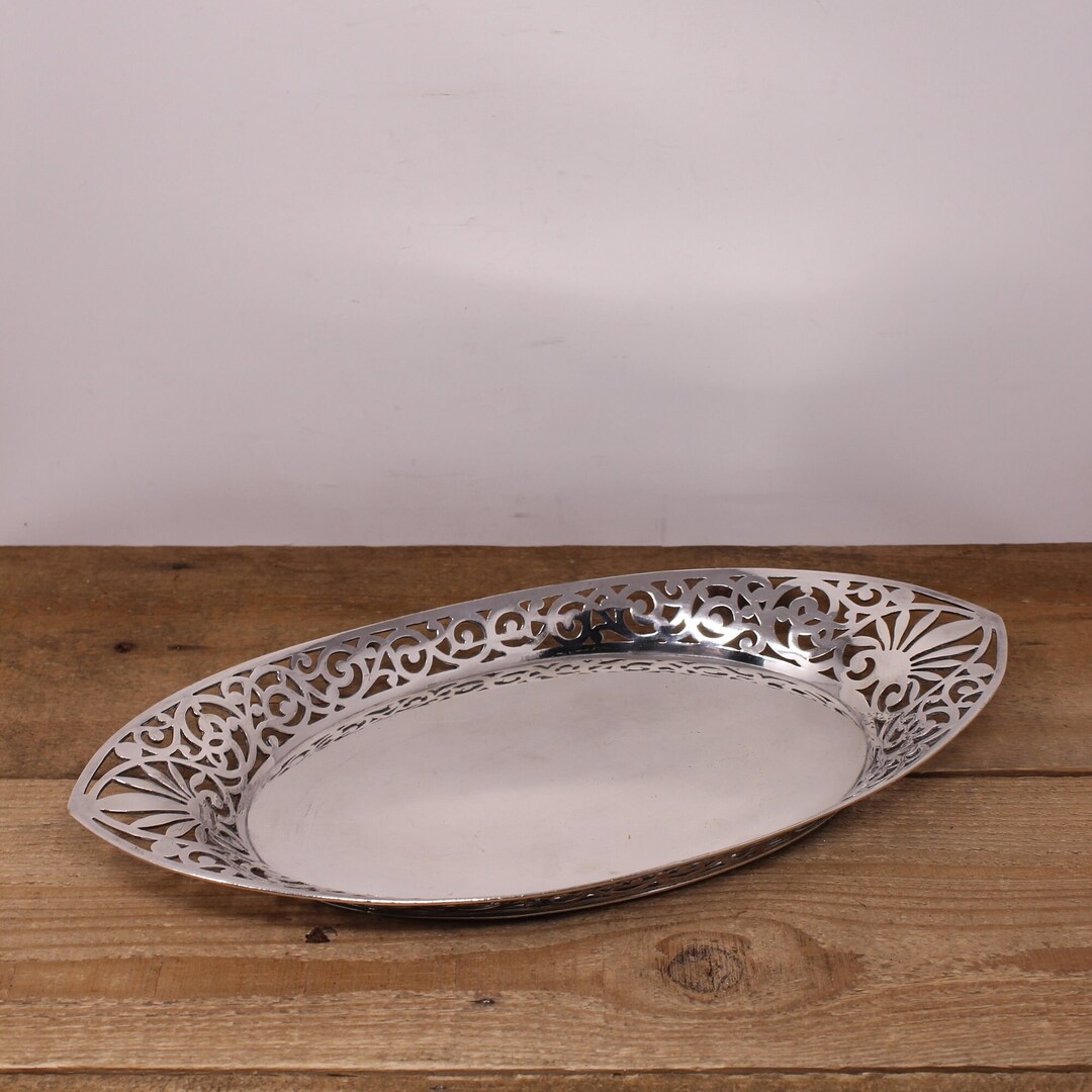 Vintage Pairpoint - Silver Plate Bread Plate / Serving Tray B1220 - Etsy