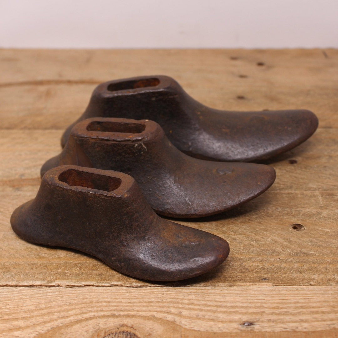 Antique Cast Iron Child Shoe Last Forms - Cobbler Tools, Set of 3 - Etsy