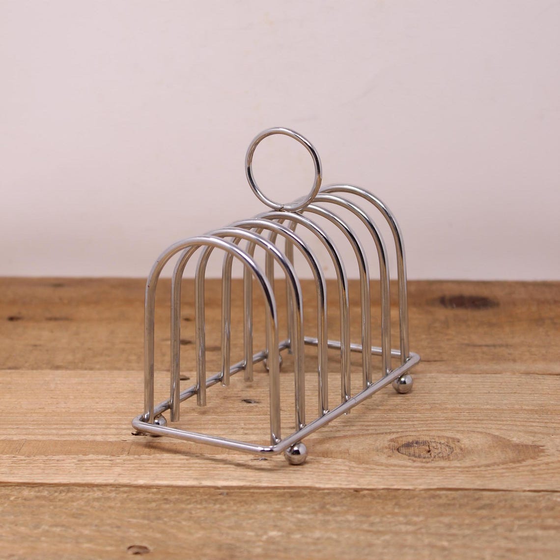 Vintage 6-slice Stainless Metal Toast Rack - Toast Server - Etsy