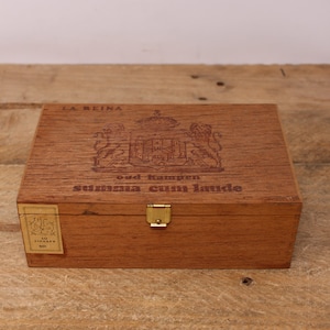 Collector's Cigar Box: "oud Kampen" - Wood Cigar Box - Sumatra Cum ...