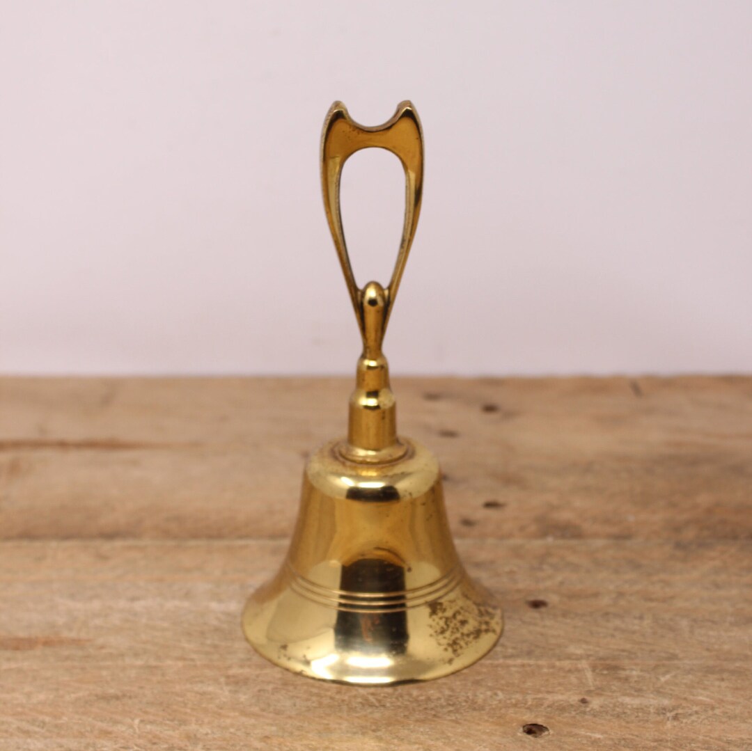 Vintage Loud Brass Bell Made in England - Etsy