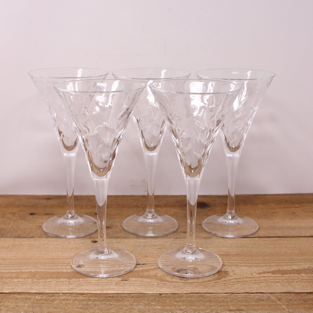 Laurus - RCR Royal Crystal Rock - 8" Water Goblets - Set of 5 - Etsy