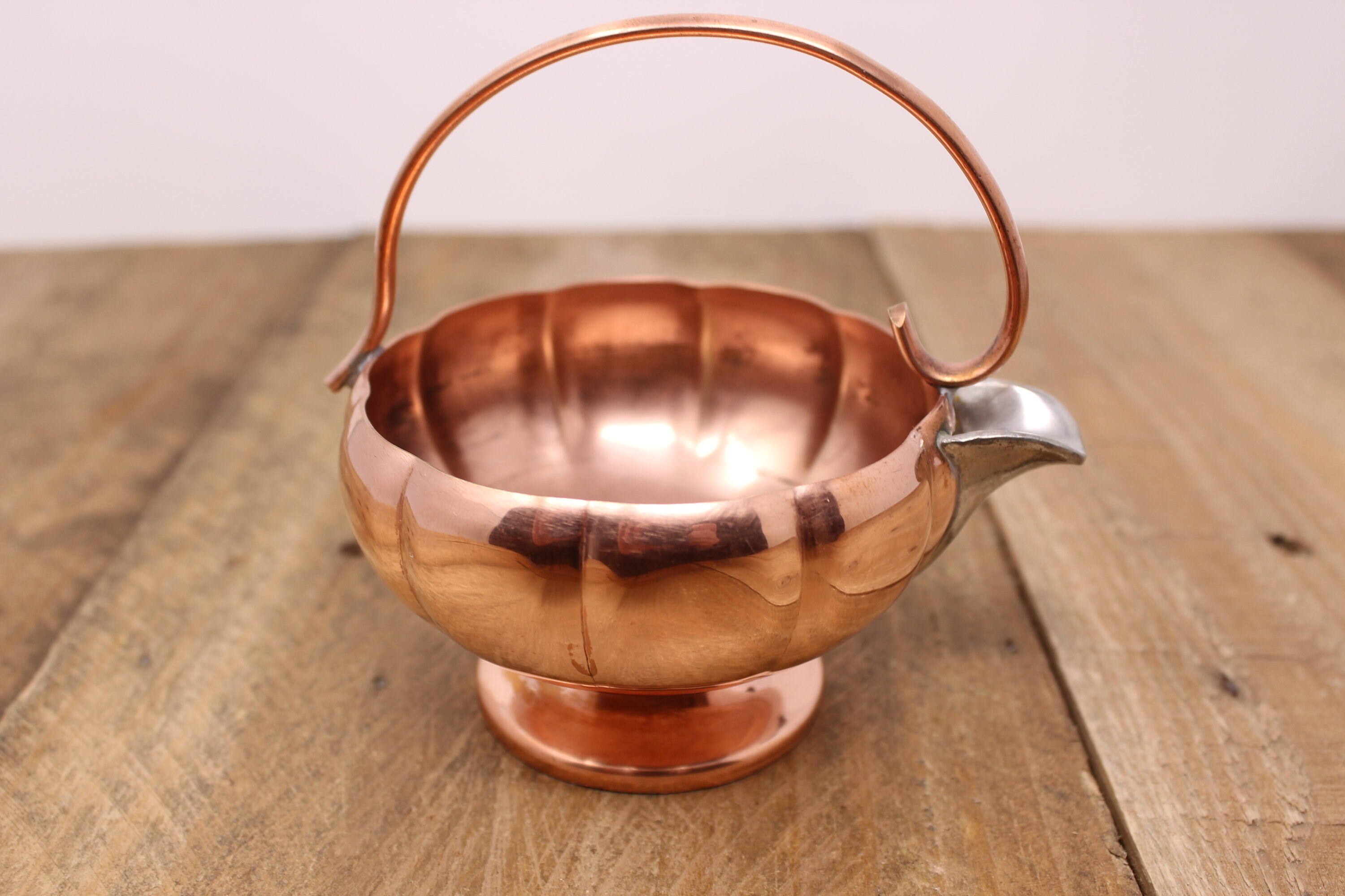 Vintage Venetian Copper Creamer | Etsy