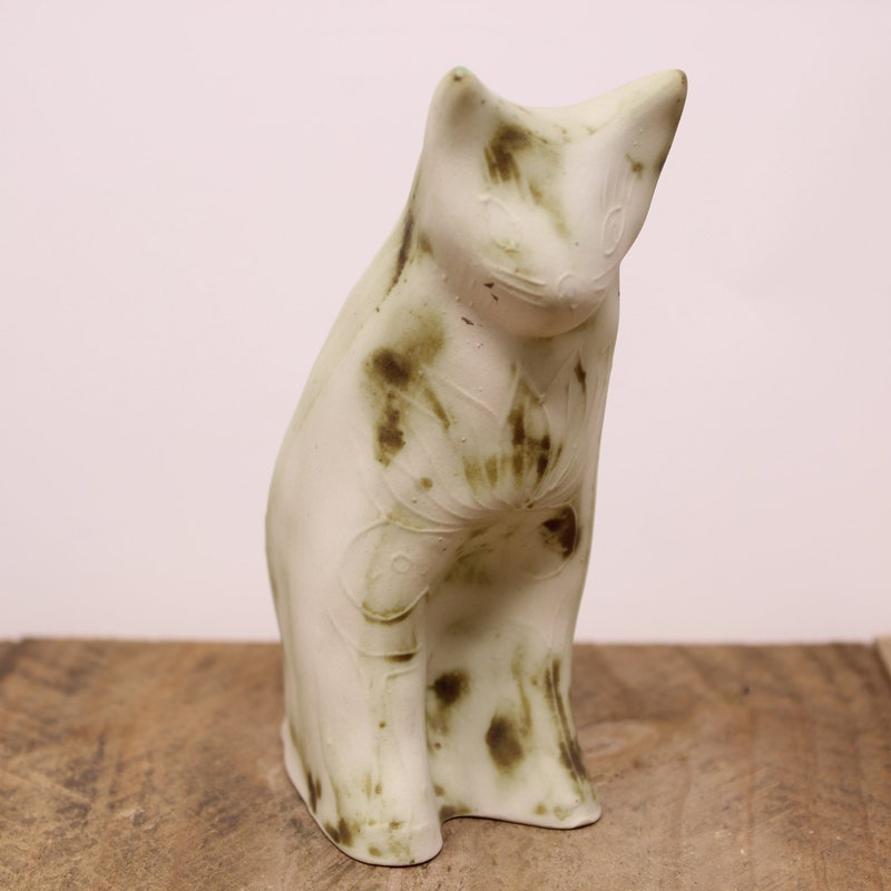 Pottery Cat - Etsy