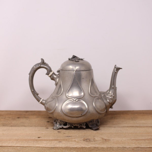 Pewter Teapot - Etsy