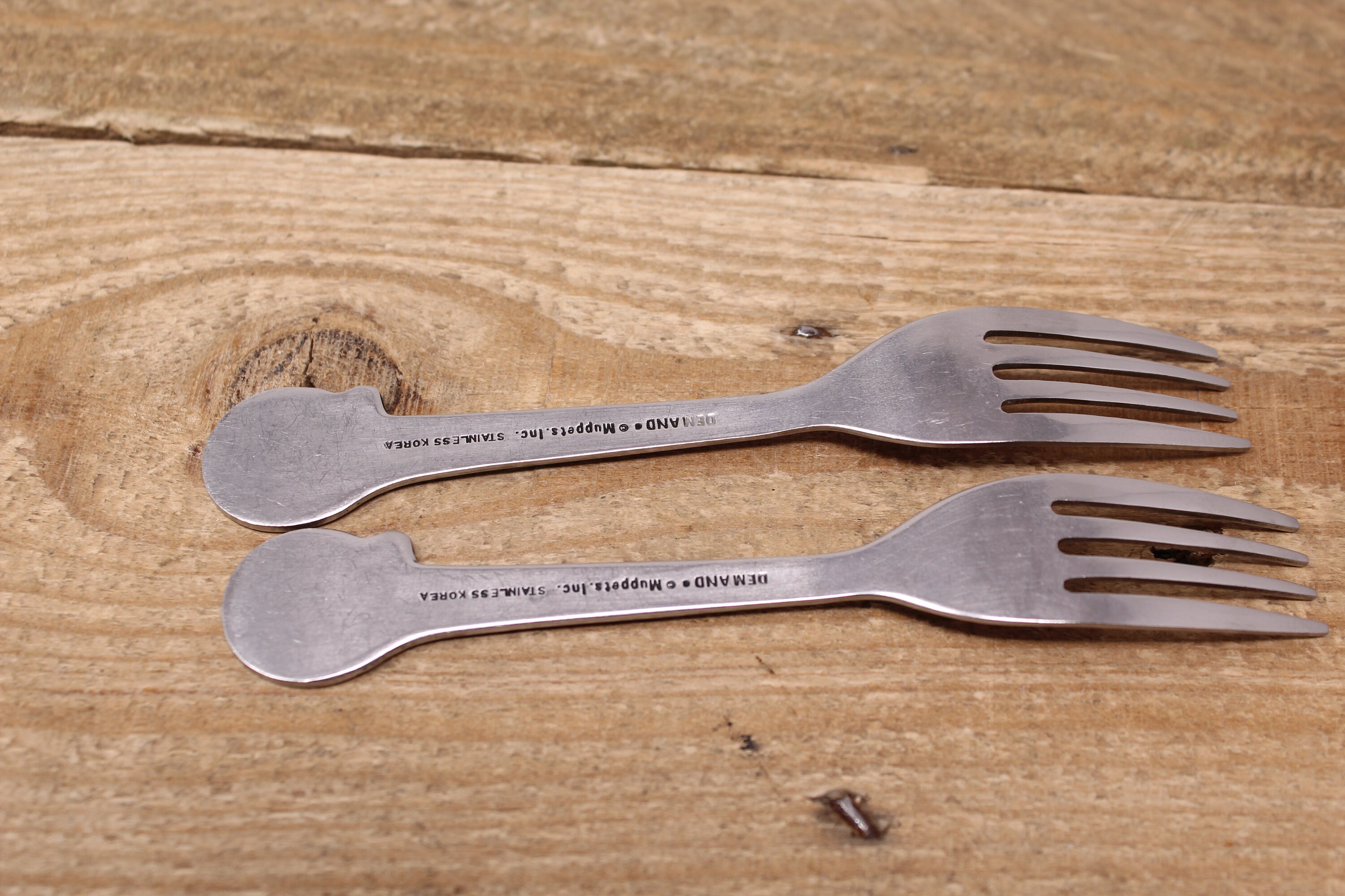 2 Vintage Children's Big Bird Forks Set by Demand - Muppets Inc. - Etsy