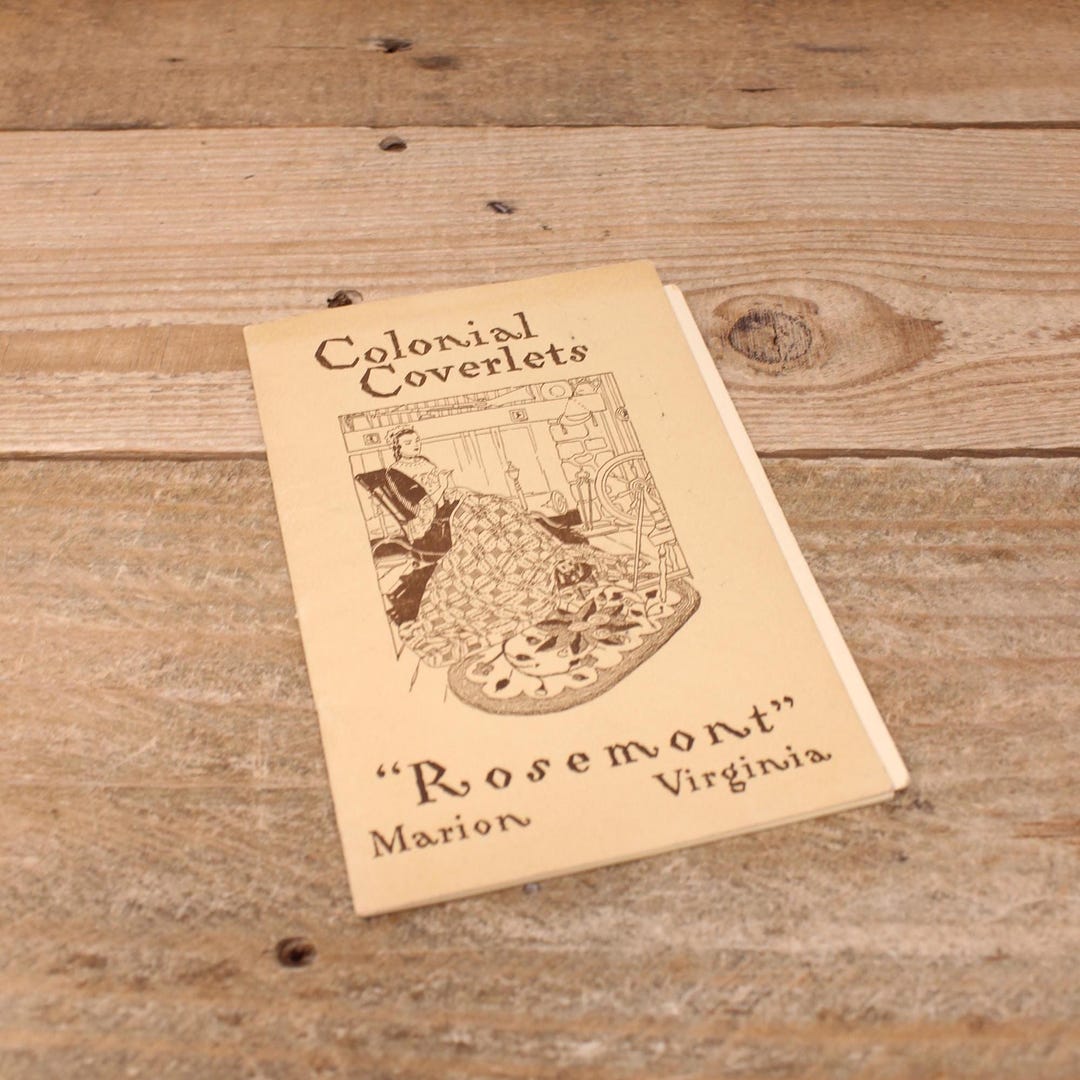 Vintage "colonial Coverlets" Mini Catalog With Insert by Laura S ...
