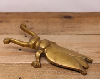 Vintage Heavy Brass Longhorn Steer Boot Jack - Etsy