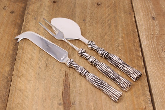 Vintage 3-piece Silea Silver Plated Cheese Knife Set Tassel - Etsy Canada