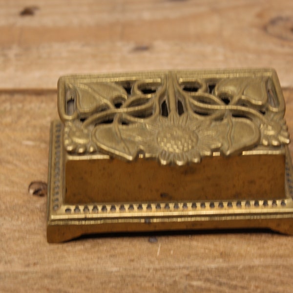 Brass Stamp Box - Etsy
