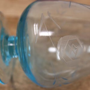 4 Small MCM Colored Etched Design Brandy Snifters / Snifter Glasses - Etsy