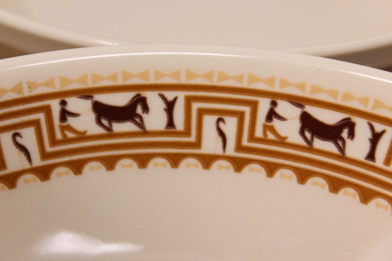 Vintage 4 Lord Nelson - Cereal Bowls / Coupe Bowls - Western Themed ...