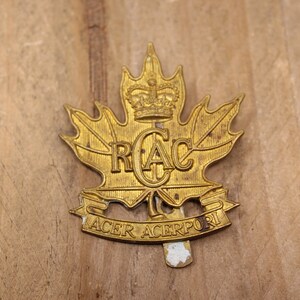 Vintage RCAC Royal Canadian Army Cadet Hat Badge | Etsy