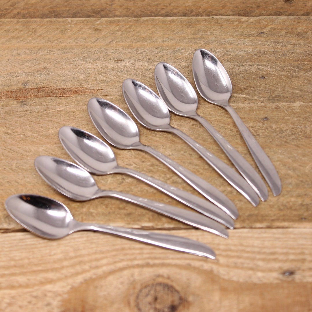 7 Tudor Stainless Demitasse Spoons - Canada (duchess) - Etsy