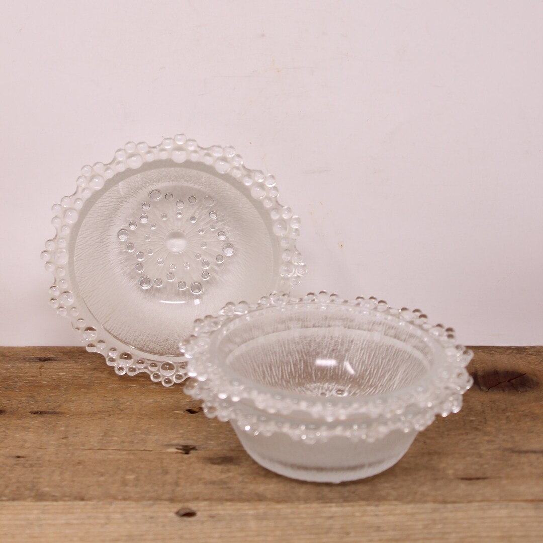 3 Vintage Ishizuka Aderia Bubble Lace Dessert Bowls / Fruit Bowls - Japan - Etsy