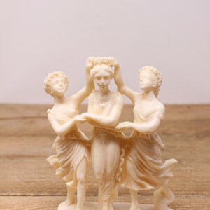 Vintage "the Three Graces" Statue - Ancient Greek Statue Alabaster ...