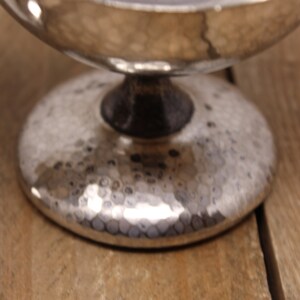 2 Antique Hammered Benedict "indestructo" Silver Plated Ice Cream Bowls ...
