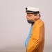 Vintage Tall Hand Carved Fisherman / Sea Captain / Maritime Man ...