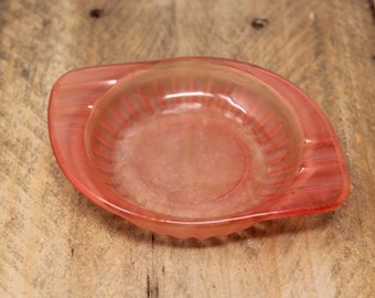 Pink Glass Ashtray | Etsy