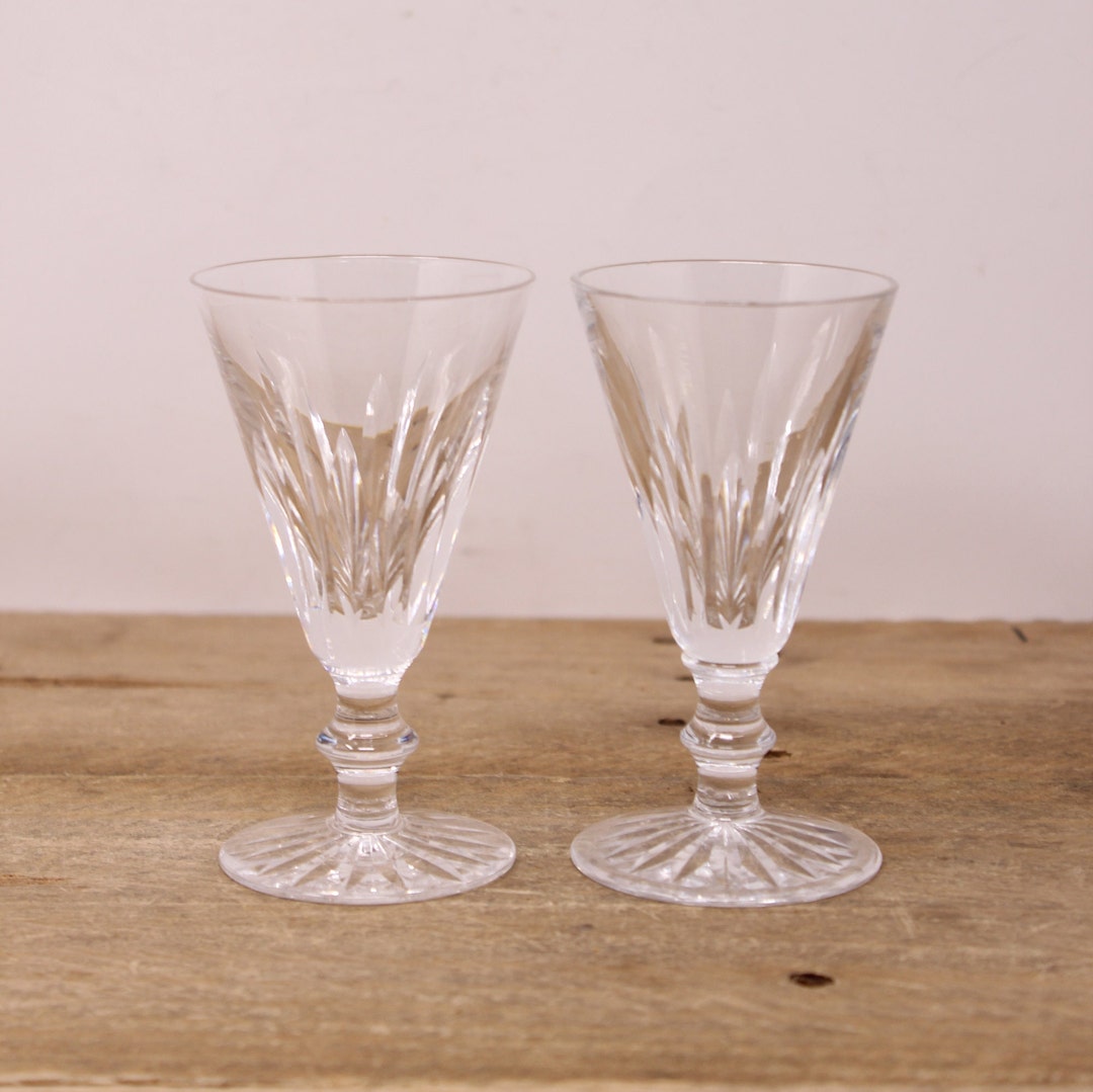 2 Eileen (cut) Waterford Crystal - Sherry Glasses 4 3/8" - Etsy