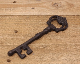 Bordello Cast Iron Key Bottle Opener Natural Rust Antiqued Finish - Etsy
