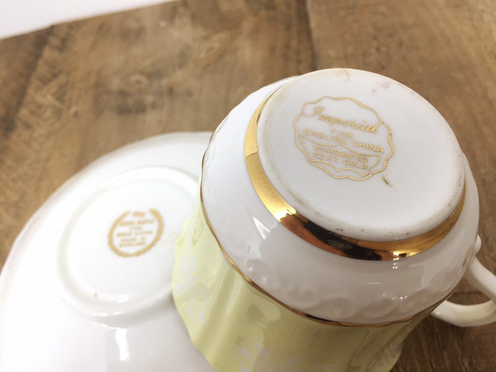 Royal Castle – Imperial - Bone China Cup & Saucer - Roses - 523 - Etsy