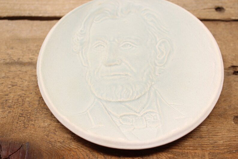 Antique Weller Pottery Abraham Lincoln Souvenir Plate - 1904 St Louis ...