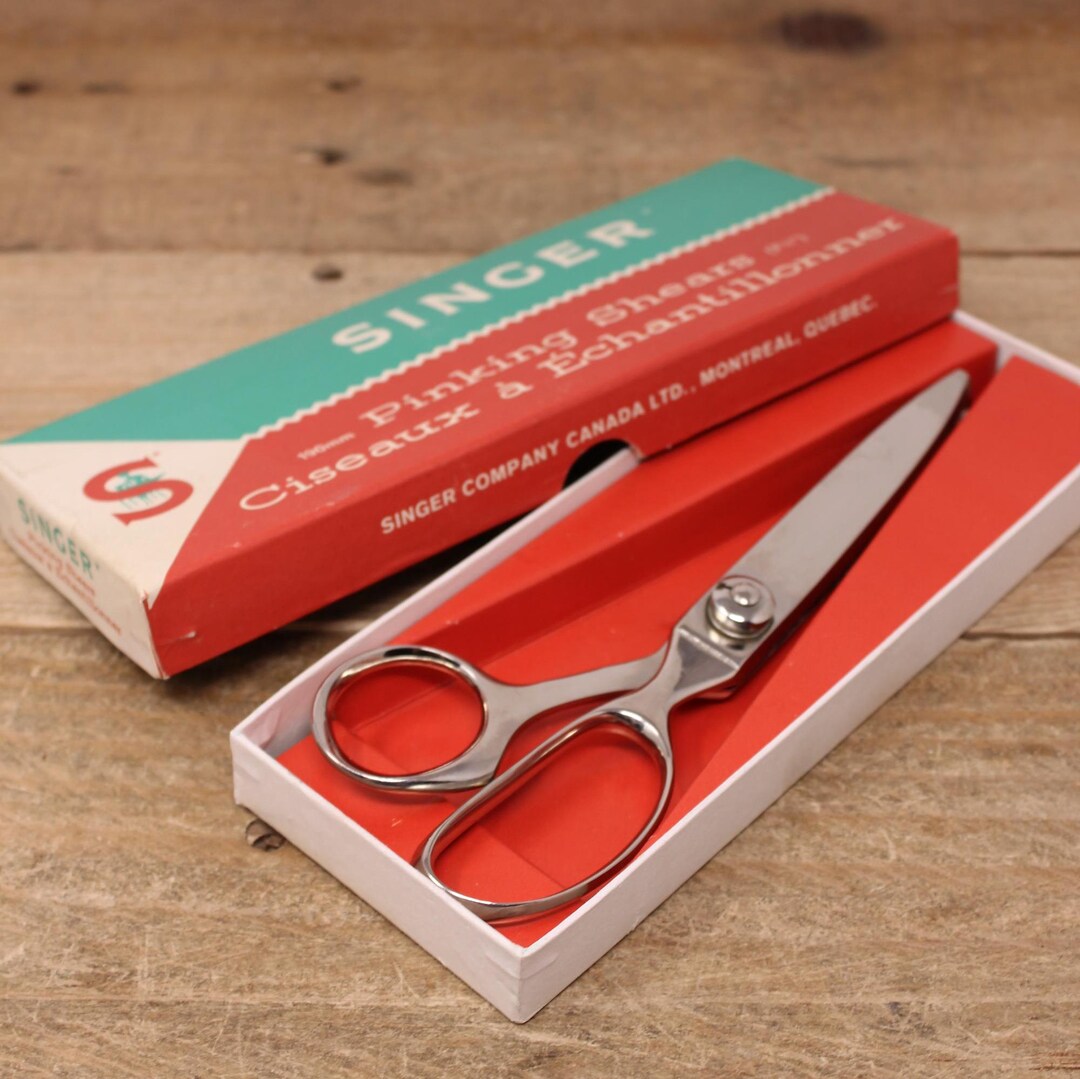 Vintage Singer- C807 - Heavy Duty 7.25" Stainless Pinking Shears ...
