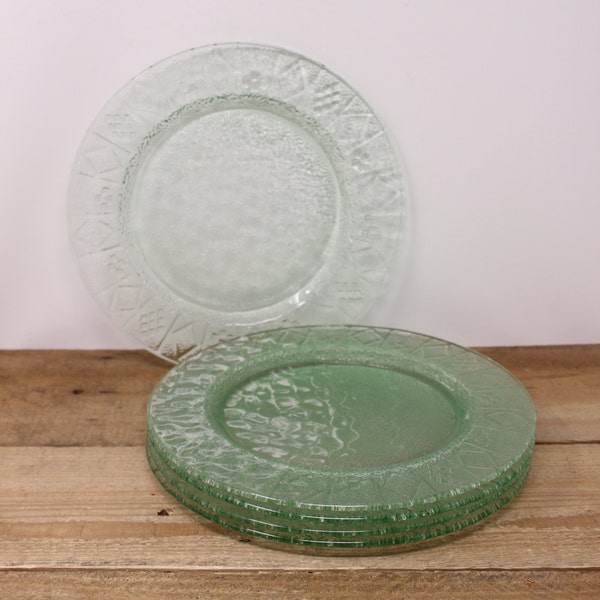 Recycled Glass Plate - Etsy