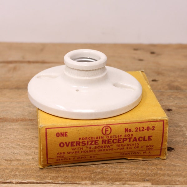 Porcelain Light Socket Vintage - Etsy