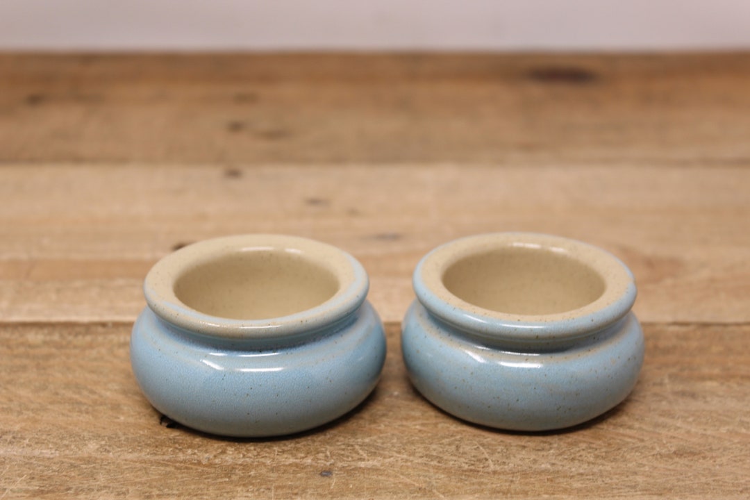 2 Denby Butter Pat Pots - Made in England for Pampered Kitchens - Light ...