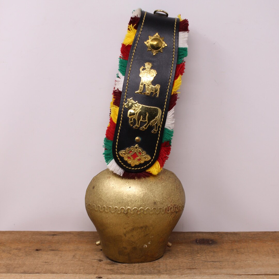 Antique Swiss Brass Treicheln Style Cow Bell Handmade Swiss - Etsy