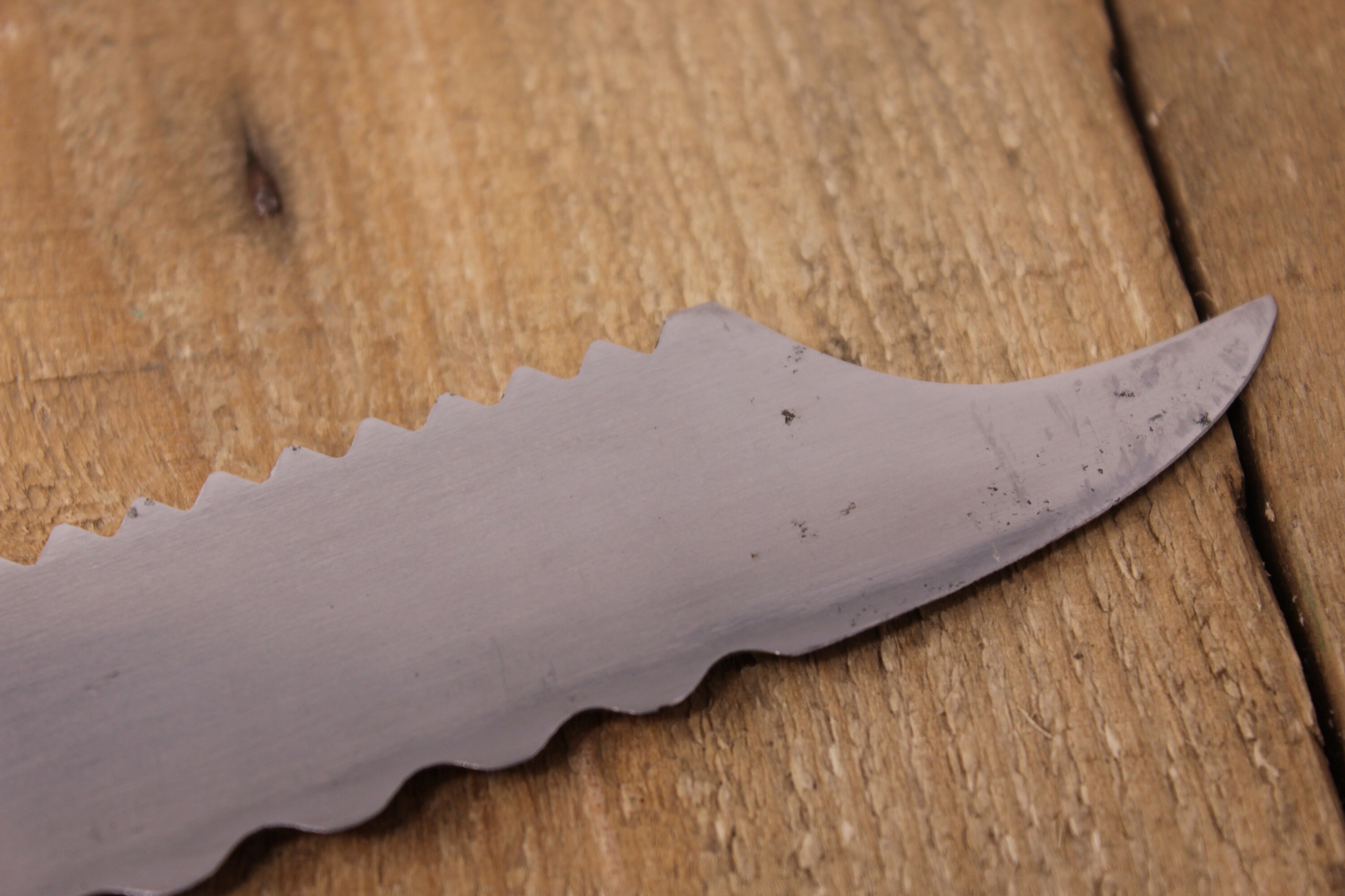 Vintage Two-sided Serrated Knife Stainless Steel Japan | Etsy