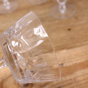 5 Cut Crystal - Cross & Olive Design - Crystal Champagne Belle Coupes ...