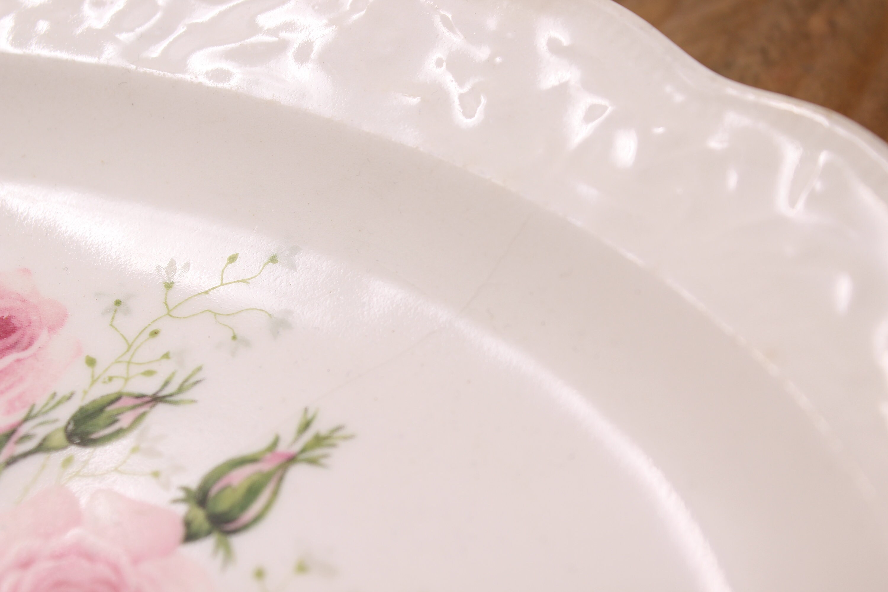 Georgian China tudor Rose Oval Sandwich / Cake - Etsy Canada