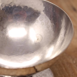 2 Antique Hammered Benedict "indestructo" Silver Plated Ice Cream Bowls ...