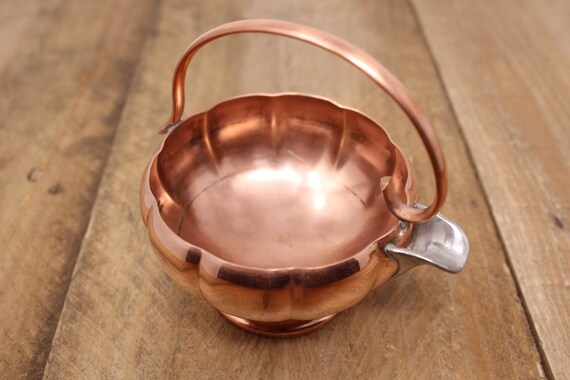 Vintage Venetian Copper Creamer | Etsy