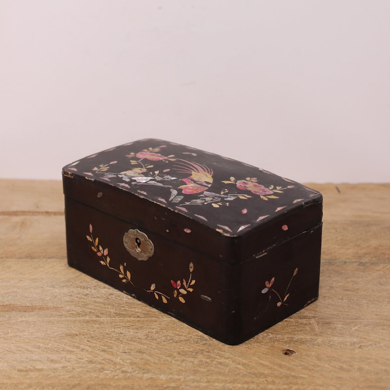 Lacquer Trinket Box - Etsy