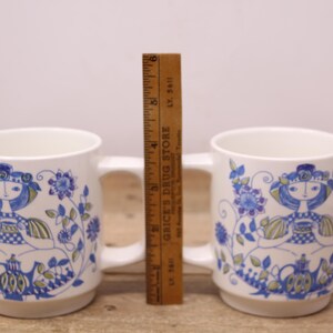 2 Vintage Mugs Lotte by Figgjo Made in Norway - Etsy