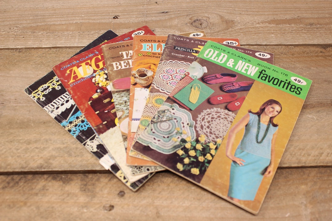 6 Vintage Coats & Clark - Pattern / Instruction Booklets - Etsy