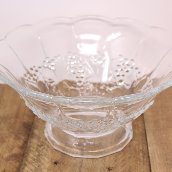 Embossed Glass Bowls - Etsy
