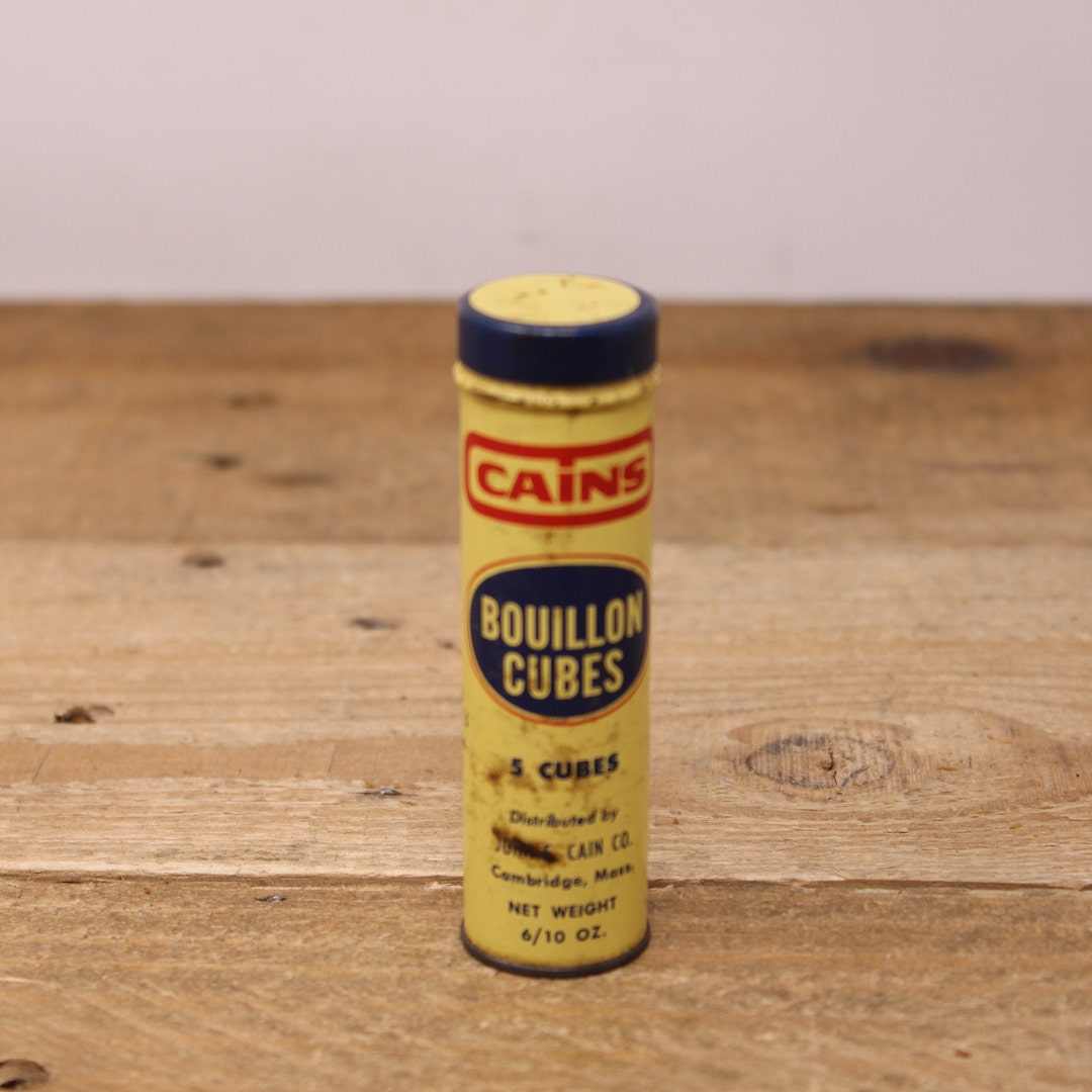 Vintage Cains Bouillon Cubes Tin 5 Cube Size empty - Etsy