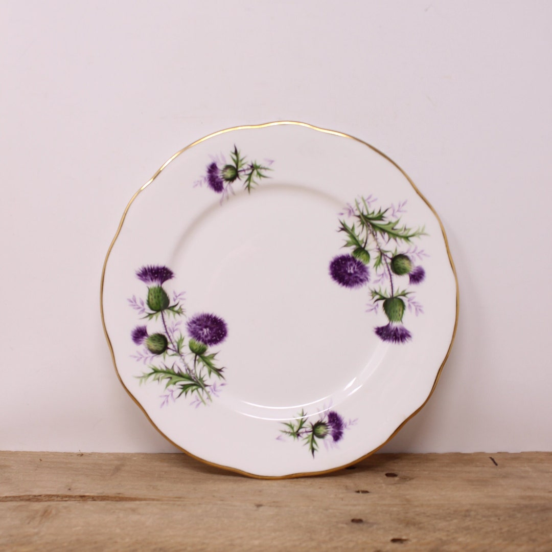Vintage "thistle" - Salad Plate by Duchess Fine China - England - Etsy