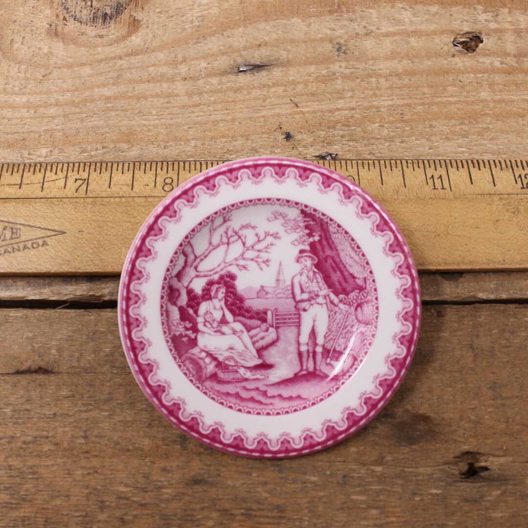 Vintage Franklin Mint - Spode Butter Pat Plate / Miniature Collector ...