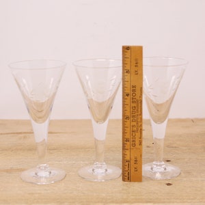 3 Vintage Heritage Mini Fluted Champagne Glasses by Princess House ...