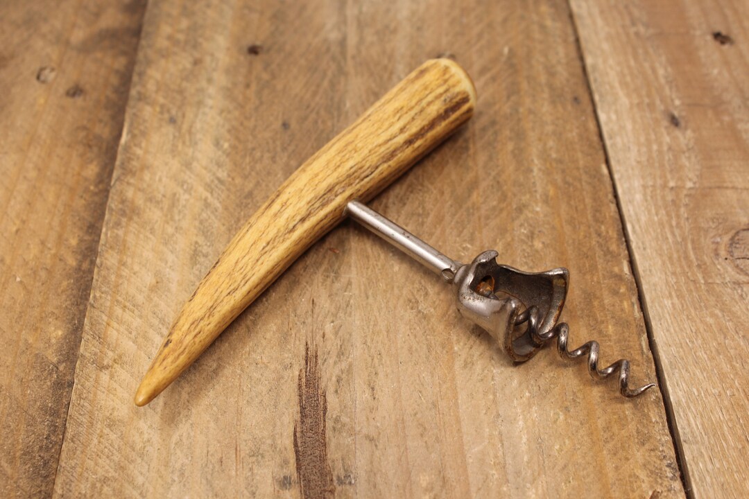Vintage Antler Horn / Deer Stag Corkscrew / Wine Bottle Opener - Etsy