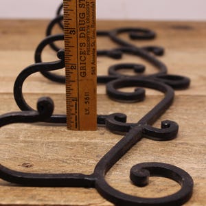 Forged Iron Wall Hook Bar - 5 Wall Hooks - Etsy