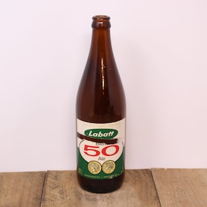 Vintage Labatt 50 Ale - 625ml - Beer Bottle - Paper Label - Etsy