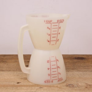 Vintage Tupperware Double Measuring Cup 680 - Etsy